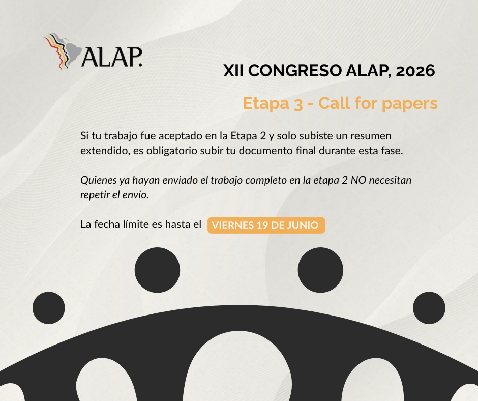 Inicio | ALAP 2026